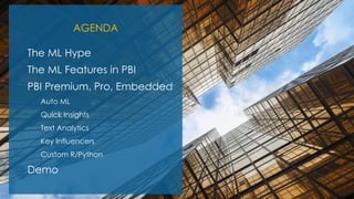 Machine Learning at Hand with Power BI | PDF