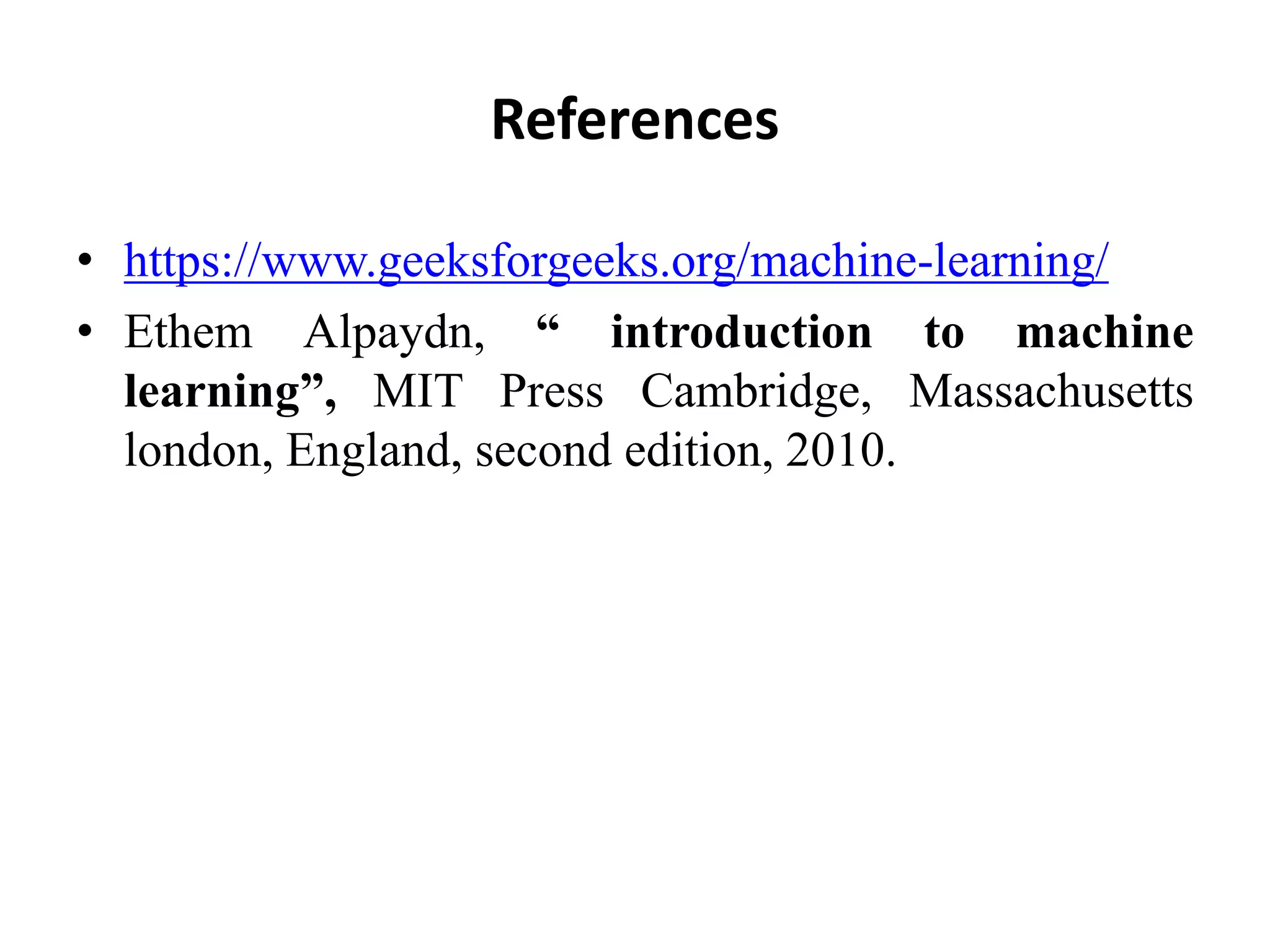 Machine learning basics | PPTX
