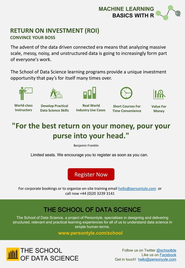 Course - Machine Learning Basics with R | PDF