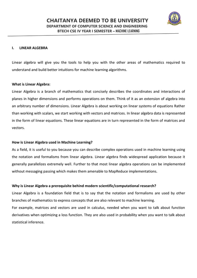 Machine learning Chapter 1 | PDF | Technology Industry | Industries