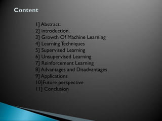 Machine learning | PDF