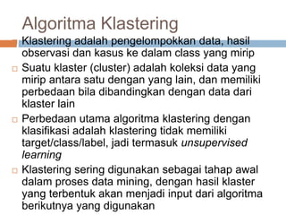 Machine learning dan data mining | PPTX