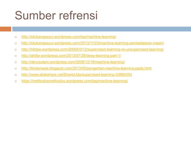 Machine learning dan data mining | PPTX