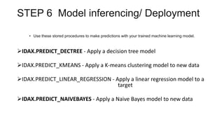 AI & Machine Learning in the Database World | PPTX
