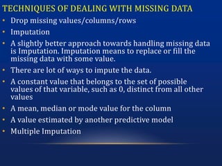 Data preprocessing in Machine learning | PPTX