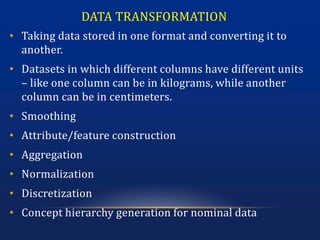 Data preprocessing in Machine learning | PPTX