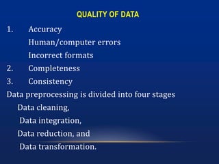 Data preprocessing in Machine learning | PPTX
