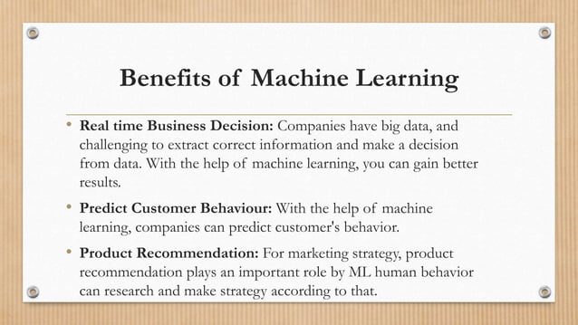 Machine learning development services | PPT