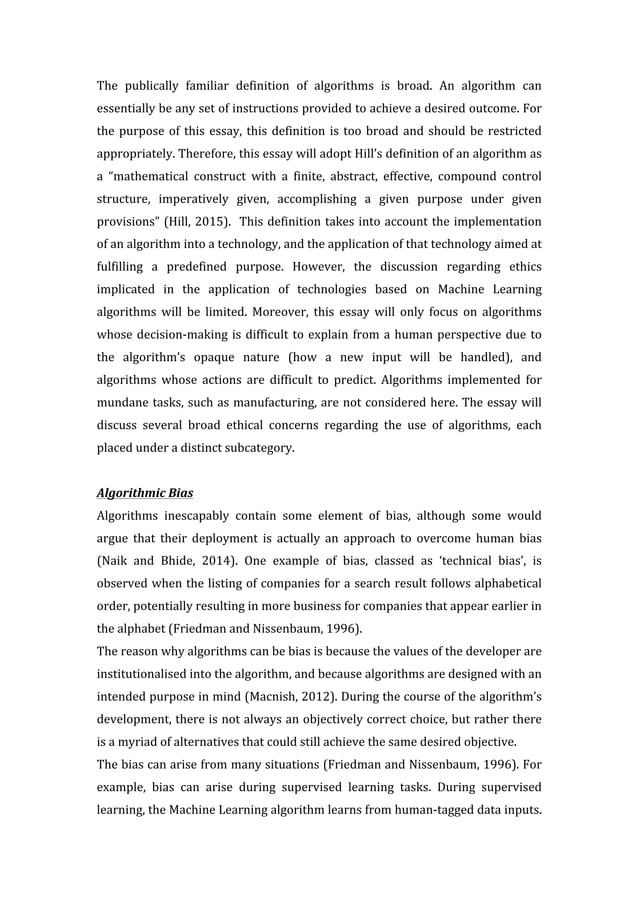 The Ethics of Machine Learning Algorithms | PDF