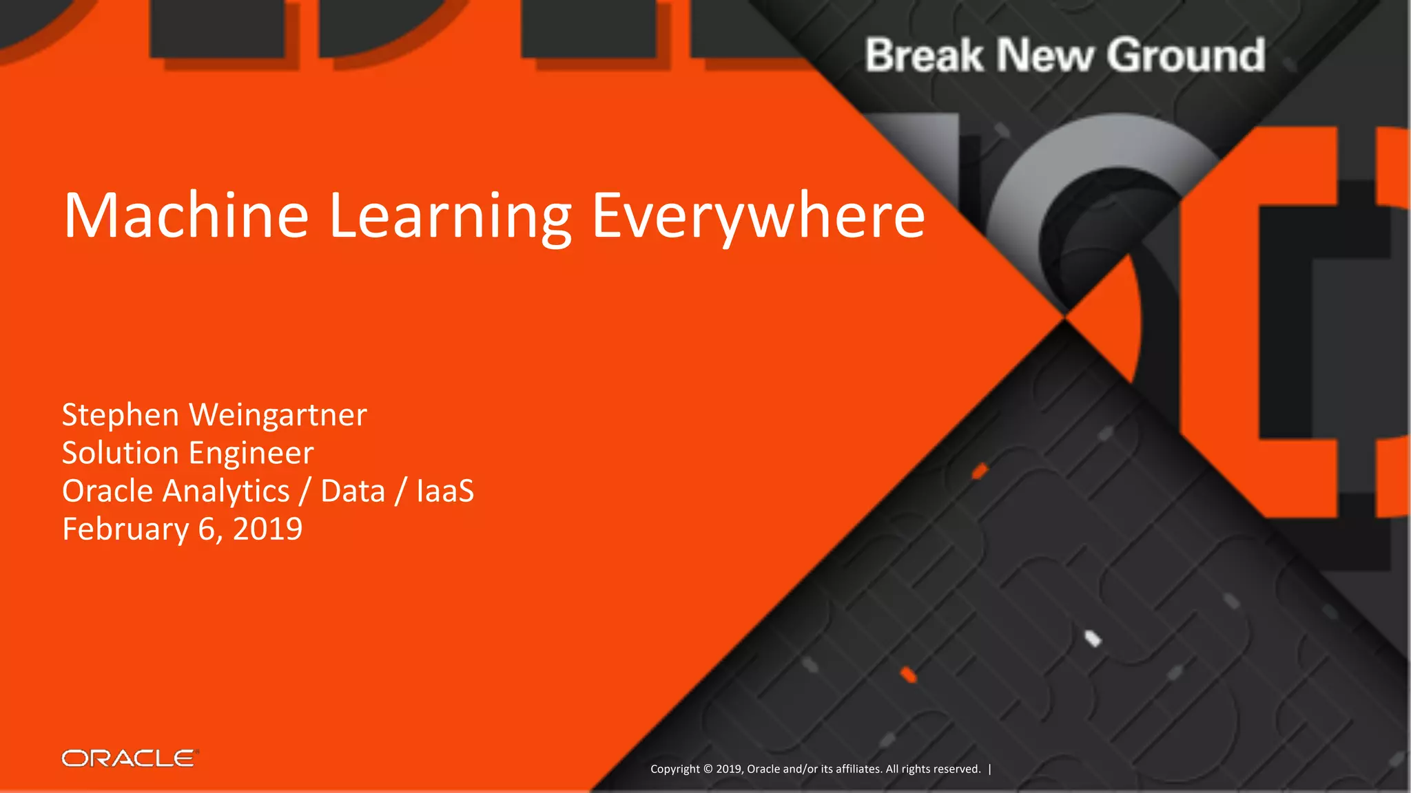 Machine Learning Everywhere | PPT
