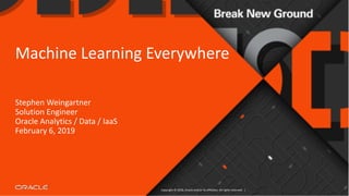 Machine Learning Everywhere | PPT