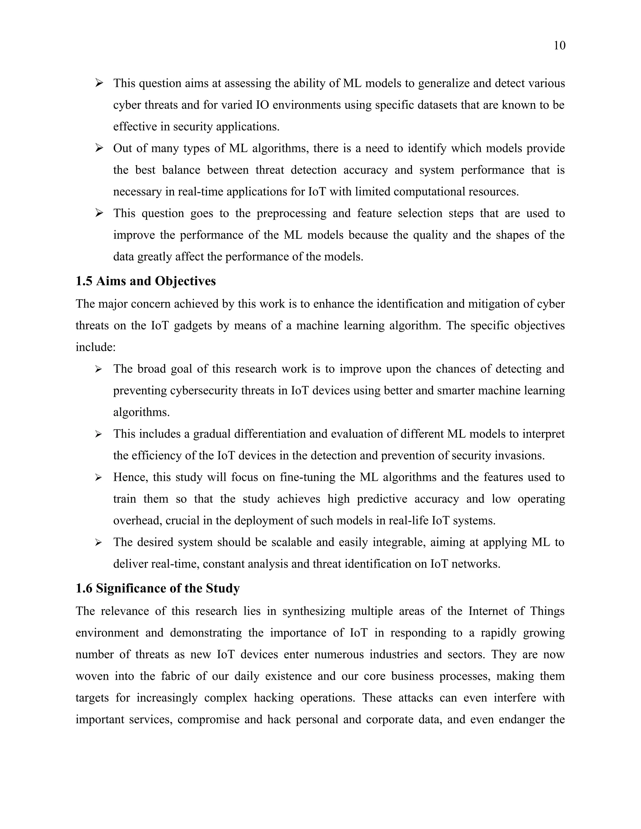 Machine Learning For Attack Detection On Iot Devices Docx Internet Computing