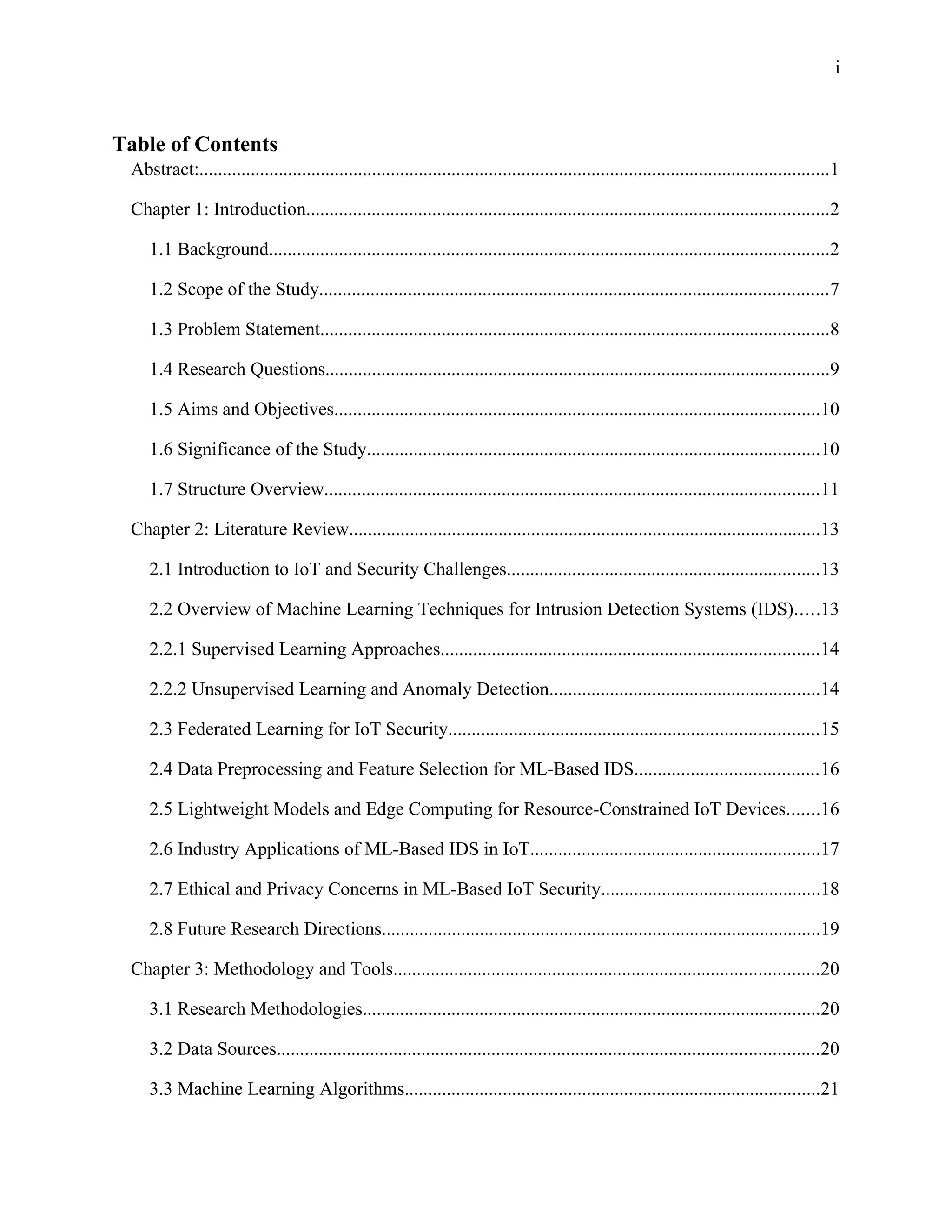 Machine Learning For Attack Detection On Iot Devices Docx Internet Computing