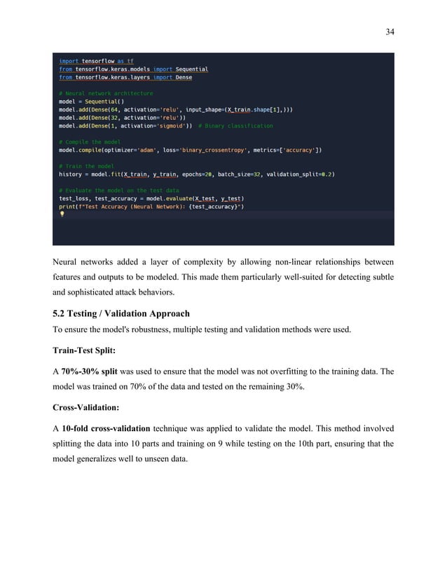 Machine Learning For Attack Detection On Iot Devices Docx