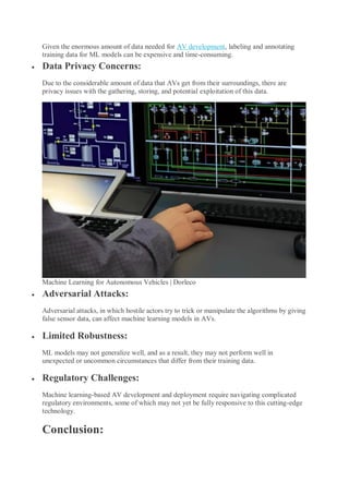 Machine Learning for Autonomous Vehicles | PDF | Technology Industry ...