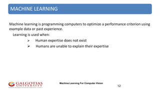 Machine learningfor computervision_ashutoshupadhyay | PPT