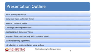 Machine learningfor computervision_ashutoshupadhyay | PPT