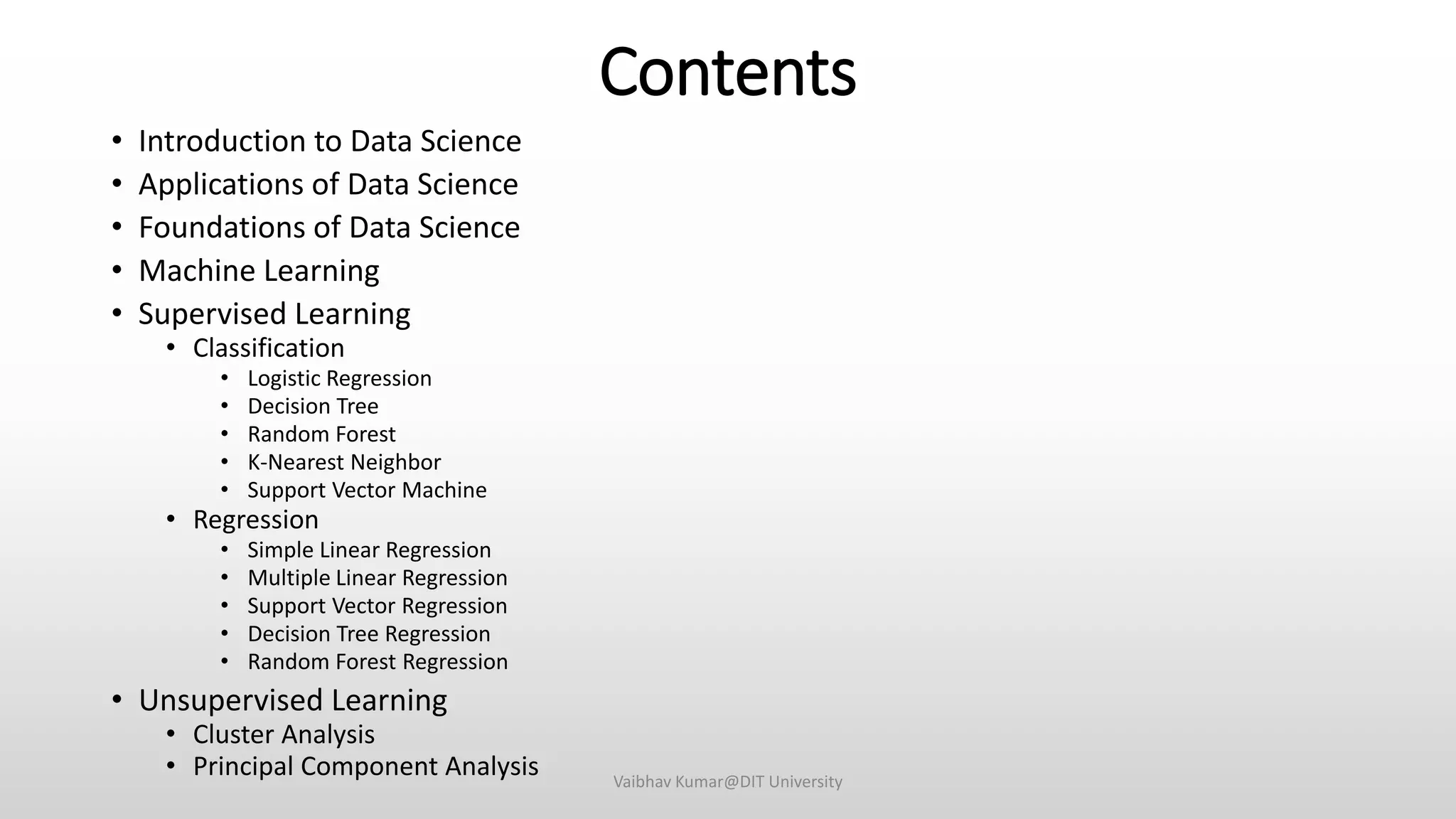 Machine Learning For Data Science Ppt 