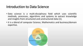 Machine learning for Data Science | PPTX | Technology Industry | Industries