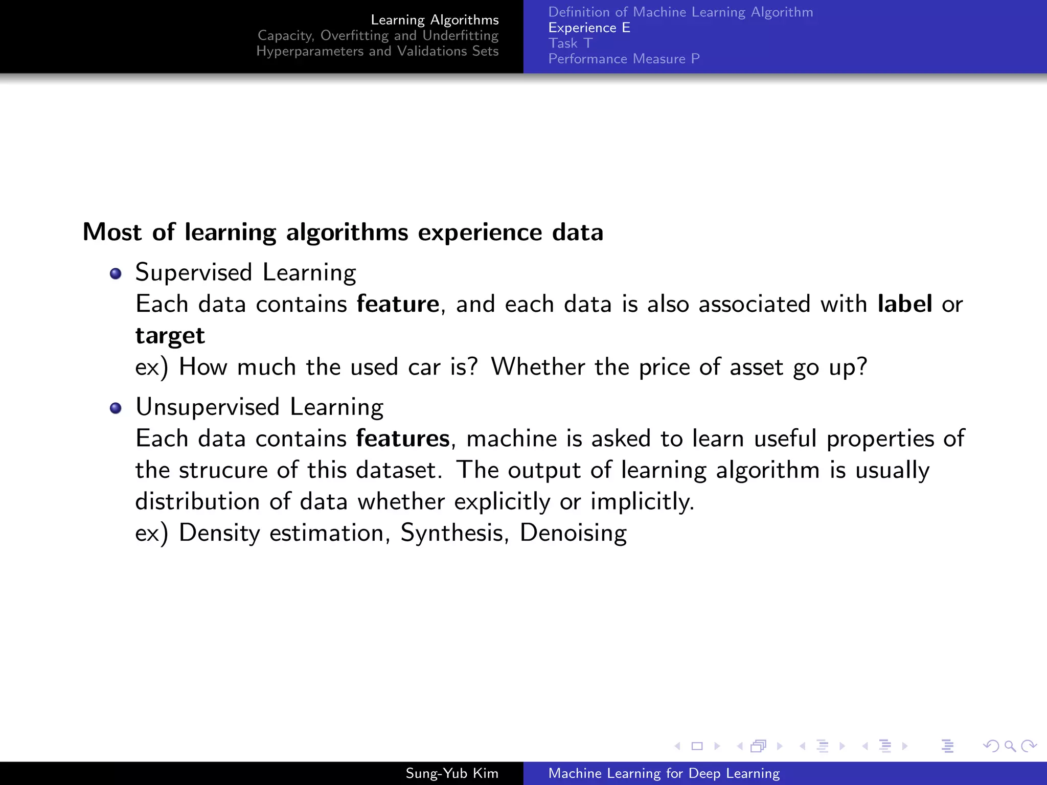 Machine learning for deep learning | PPT