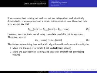 Machine learning for deep learning | PPT