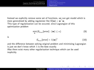 Machine learning for deep learning | PPT