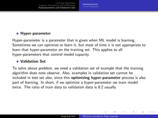 Machine learning for deep learning | PPT