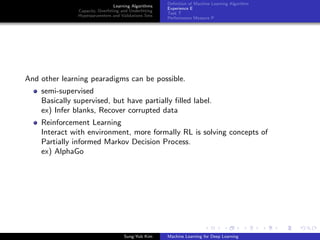 Machine learning for deep learning | PPT