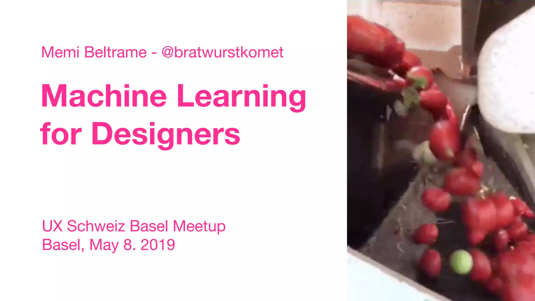 Machine Learning for Designers | PPT