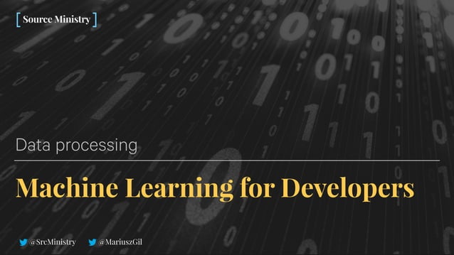 Machine learning for developers | PPT