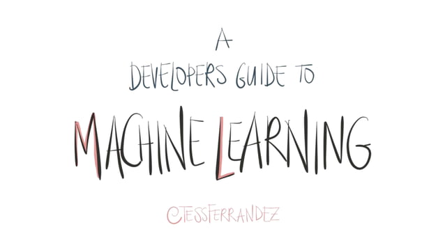 A developers guide to machine learning | PPTX