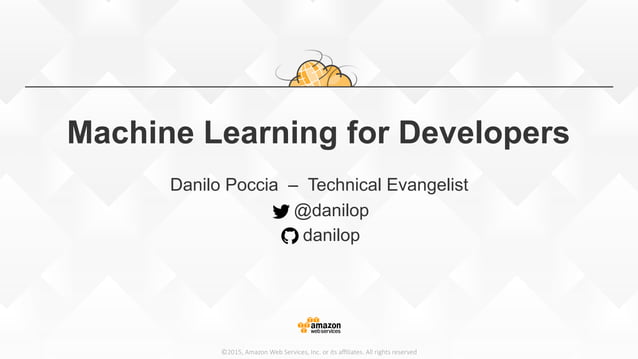 Machine Learning for Developers | PPT