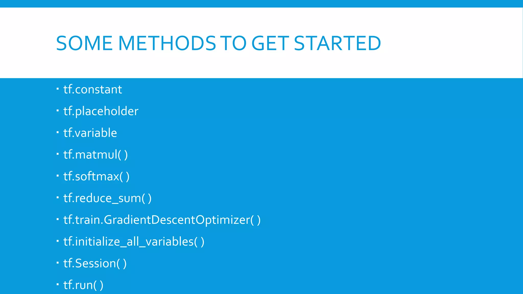 Overview of TensorFlow For Natural Language Processing | PPT