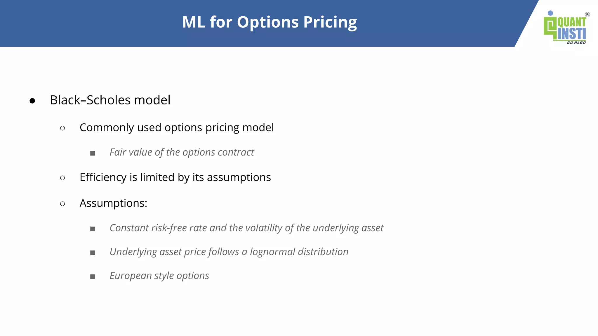 Machine Learning for Options Trading | PDF