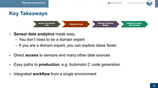 Machine learning for sensor Data Analytics | PDF
