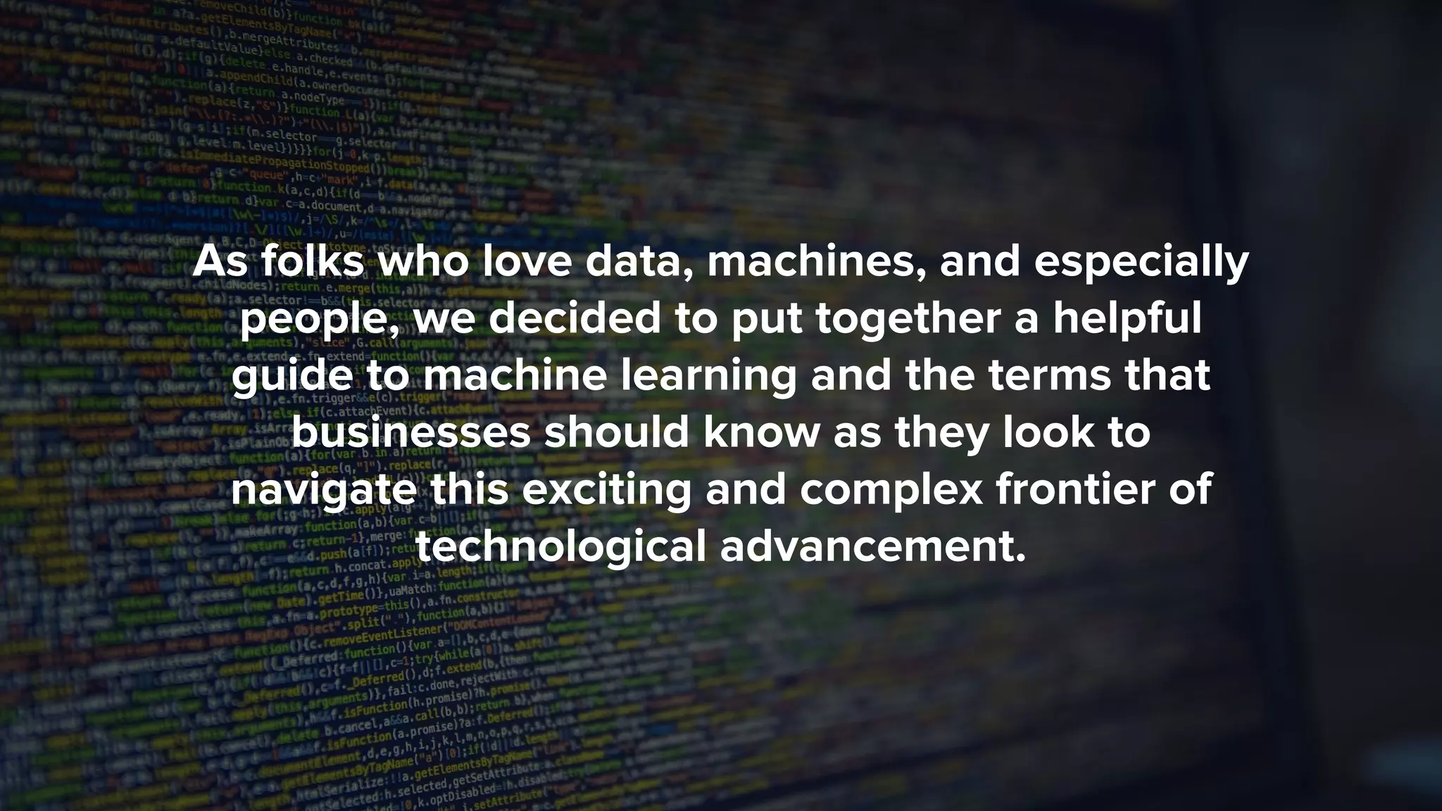 Machine Learning Glossary | PPT