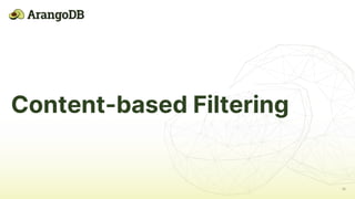 Machine Learning + Graph Databases for Better Recommendations | PPTX