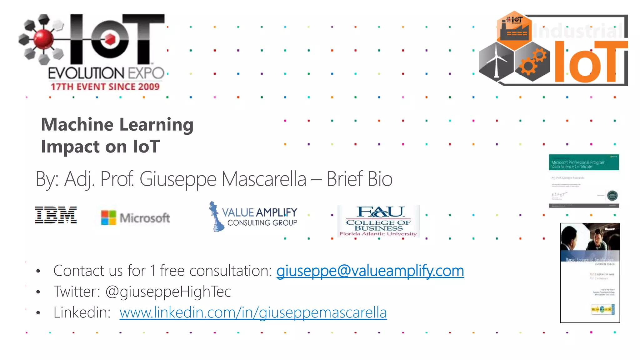 Machine Learning Impact on IoT - Part 2 | PPT