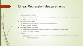 Machine Learning in Agriculture Module 3: linear regression | PPTX