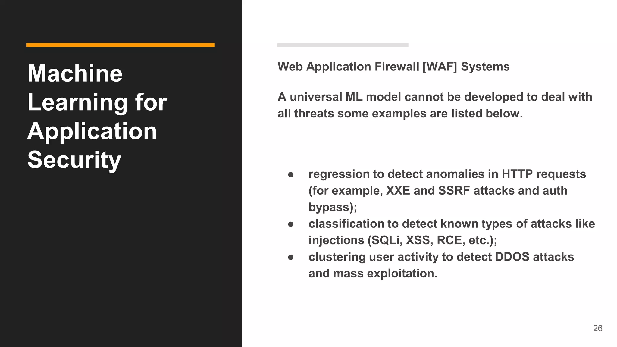 Machine learning in Cyber Security | PPTX