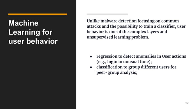 Machine learning in Cyber Security | PPTX