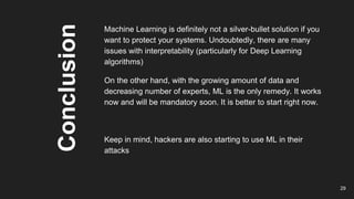 Machine learning in Cyber Security | PPTX