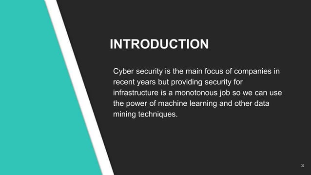 Machine learning in Cyber Security | PPTX