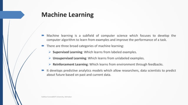 Machine learning in Data Science | PPTX