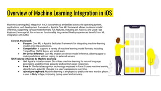 Machine Learning in iOS_ Core ML and its Applications.pptx