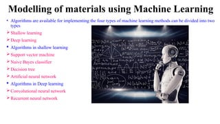 Machine Learning In Materials Science.pptx