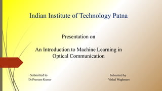 Machine learning in optical | PPT