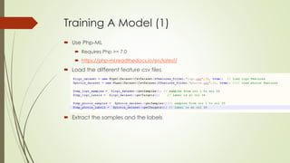 Machine learning in php Using PHP-ML | PPT