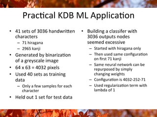 Machine Learning in q/kdb+ - Teaching KDB to Read Japanese | PDF ...