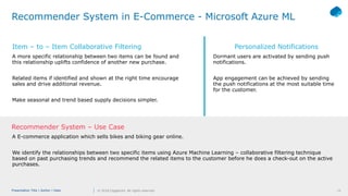 Machine learning in retail | PPT